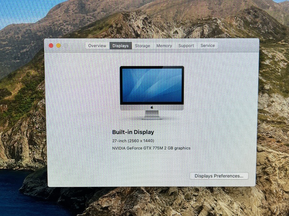 Apple iMac 27" Desktop - 3.4GHz Quad i5 - 16GB - 1TB - 2GB NVIDIA 775M ...