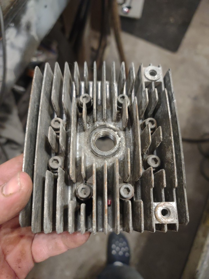 VINTAGE HIRTH 212A1 SNOWMOBILE ENGINE 210R 399CC CYLINDER With Head | eBay