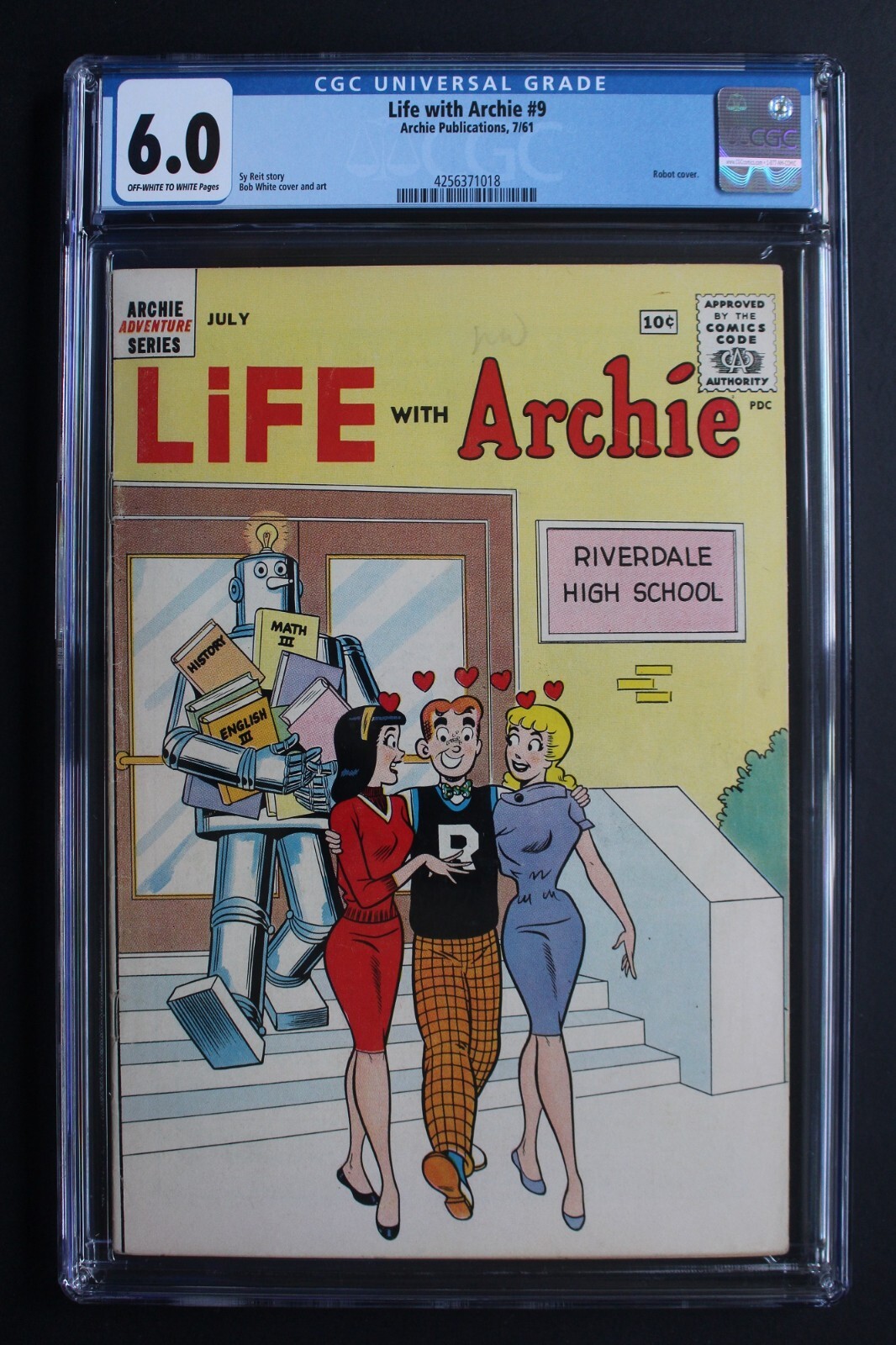 Life with Archie #9 Archie Love Triangle ROBBY ROBOT Sci-Fi 1961 ELVIS ...