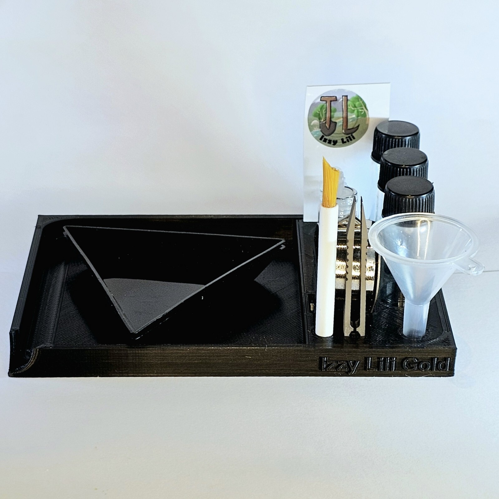 Gold Prospecting Sorting Weigh Tray Classifier Kit Vials Tweezer Loupe ...