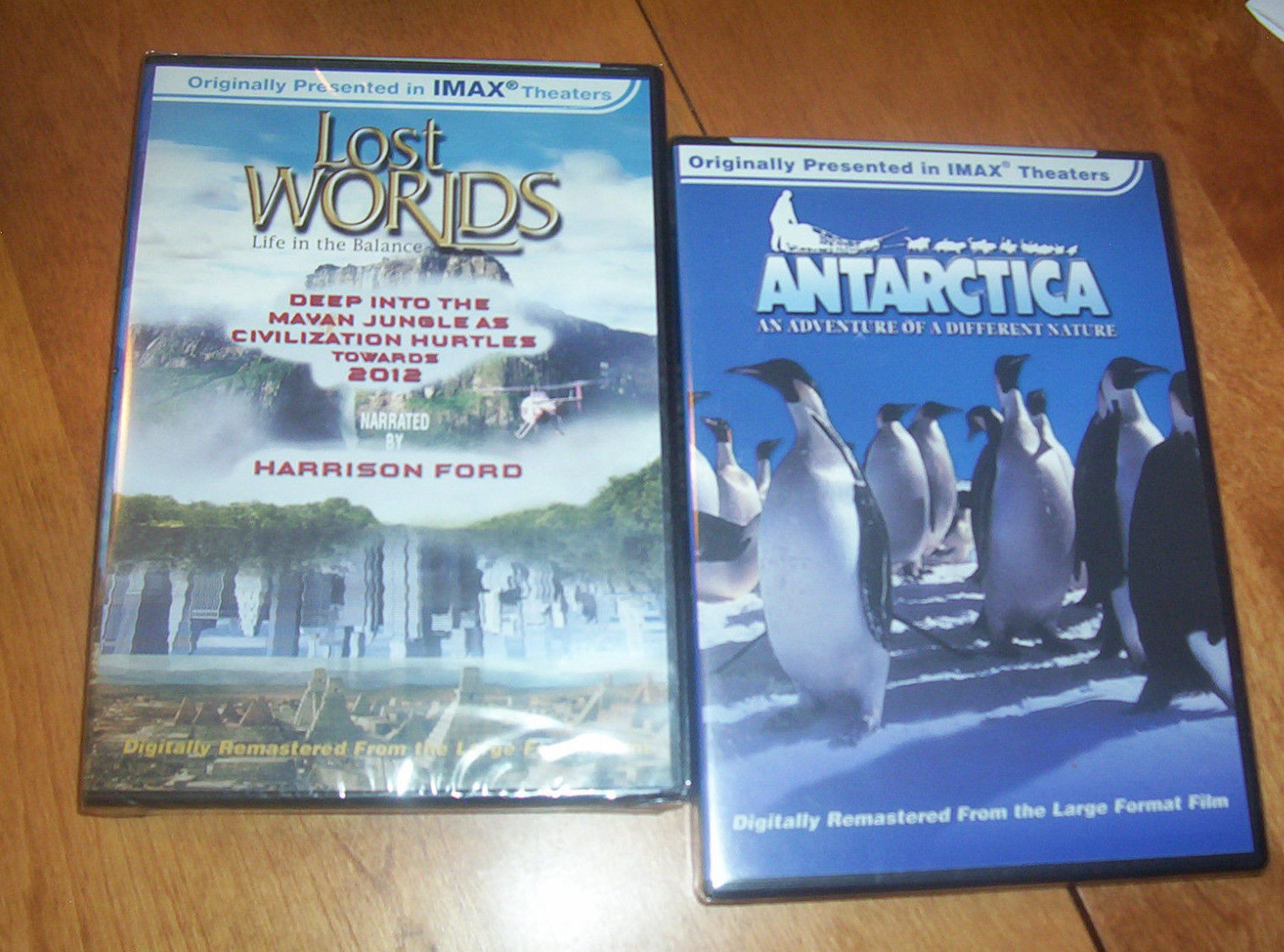 IMAX DVD SET 2 DVDs LOST WORLDS & ANTARCTICA Nature Classics Two Discs ...