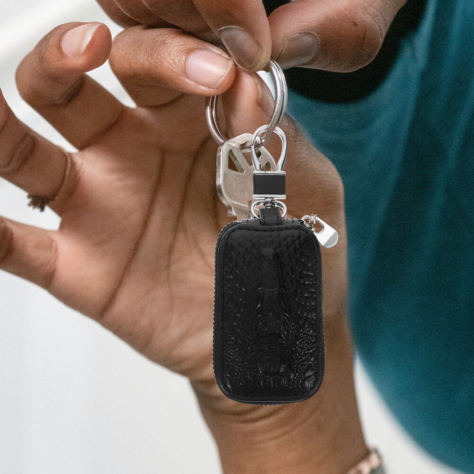 1PC Car Key Bag Portable Key Case Small Key Bag With Buckle Car Key ...