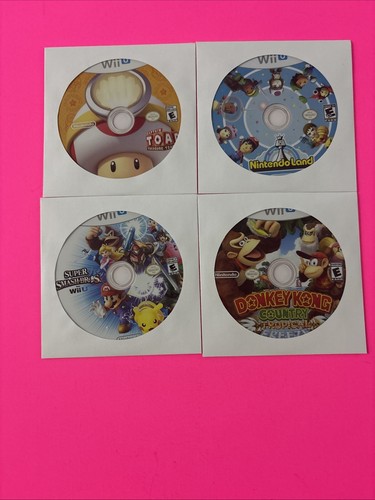 Nintendo WiiU Lot of 4 Games - Disc Only - ALL TESTED - Working | eBay
