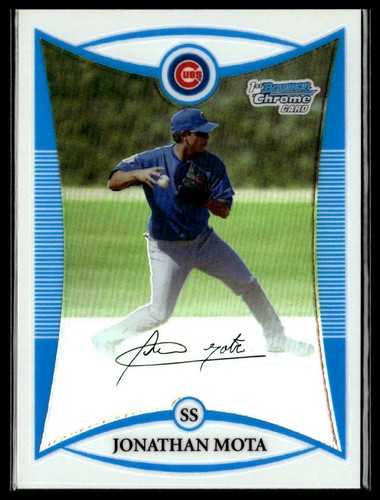 Jonathan Mota 2008 Bowman Card /599 #BCP78 A | eBay