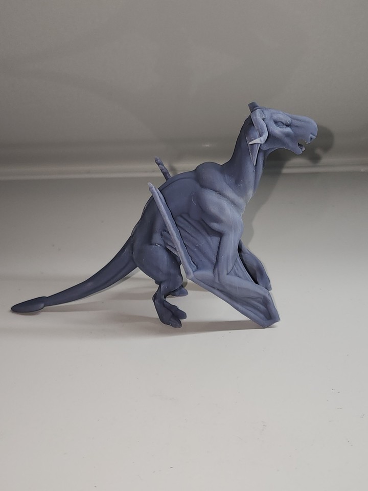 3D Printed Resin JERSEY DEVIL Mini Figurine Bust Statue Myth Folklore ...