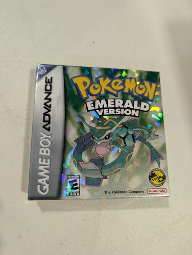 Pokemon Emerald (Nintendo GameBoy Advance, 2005, GBA) Complete w/Poster ...