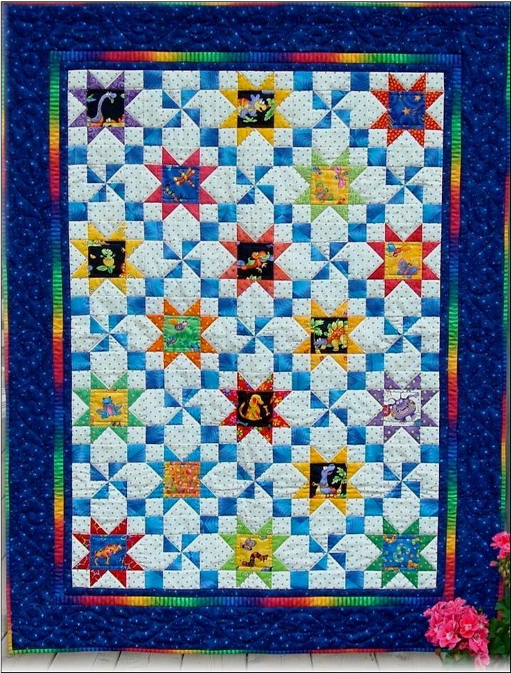 Quilts With Stars And Pinwheels