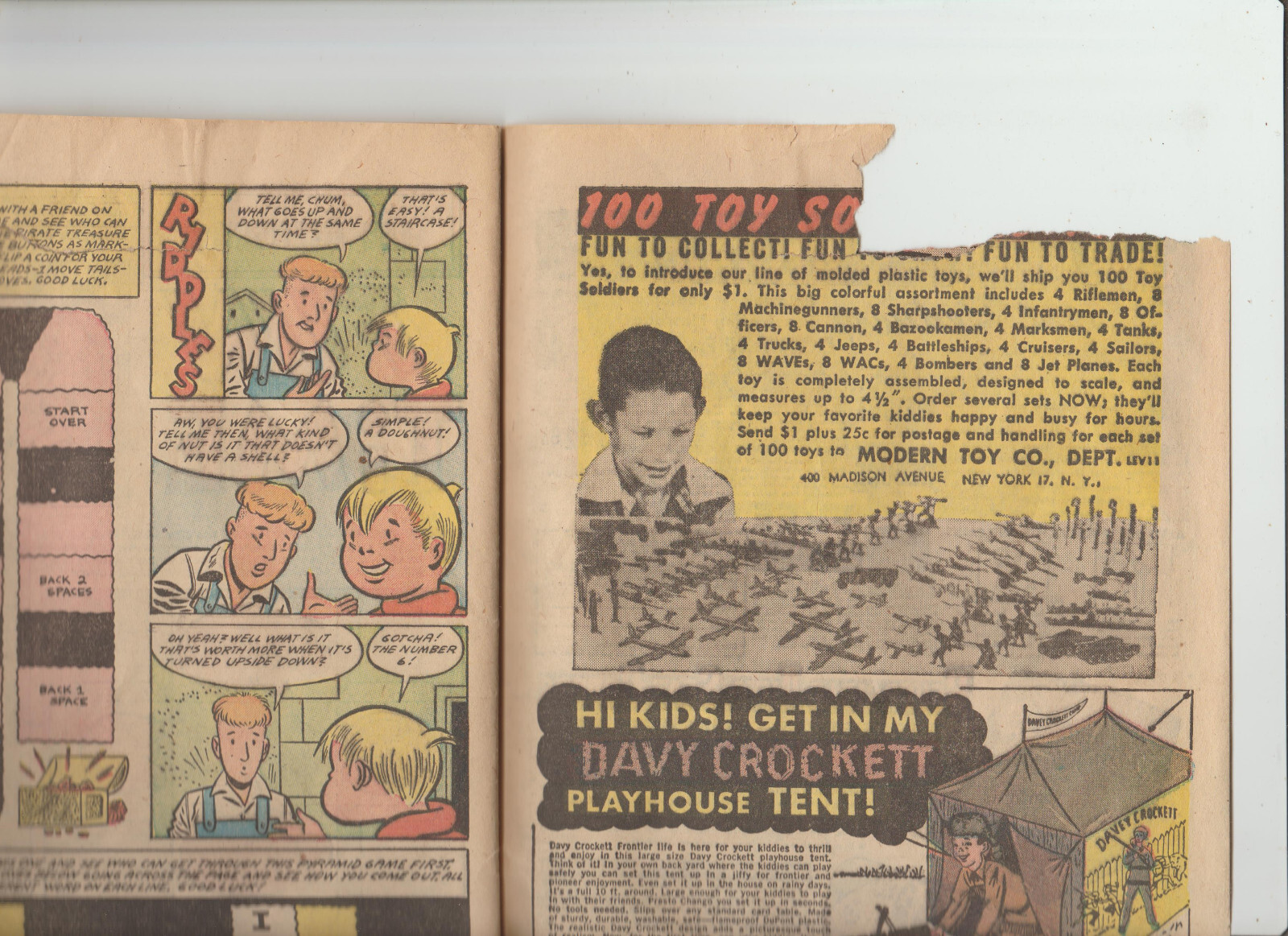 LITTLE WISE GUYS Daredevil #130 Lev Gleason / Charles Biro 1953 Fair ...