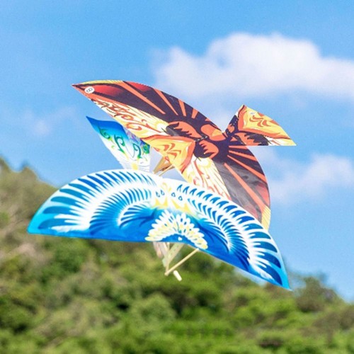 10PCS Plastic Flying Birds Kite Rubber Band Powered Funny Kids Toy ...