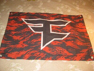 Faze Clan Red Camo Banner with Black Logo & Grommets New - 2 x 3 | eBay
