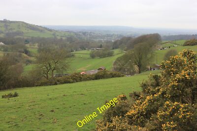 Photo 6x4 Blaze Hill fields (2) Bollington Not much of Lima Farm can be ...