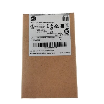 New Sealed Allen-Bradley AB 1766-MM1 MicroLogix 1400 Memory Module 100% ...
