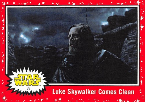 2019 Topps Star Wars Journey To The Rise Of Skywalker RED #85 Luke ...