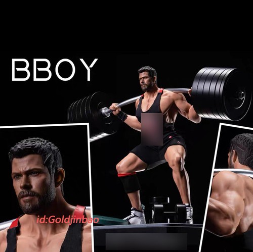 B-boy Studio Gym Fitness Man Thor Chris Resin Model In Stock 1/6 Scale ...