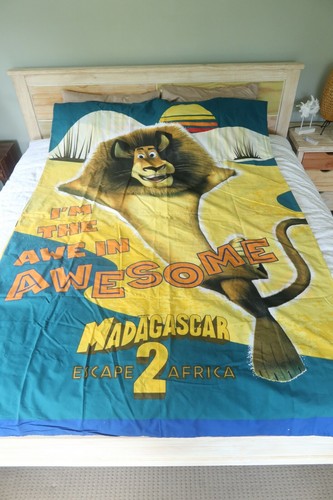 Madagascar 2 Doona Quilt Cover Single Bed | eBay