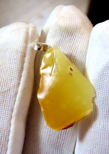 Deep Yellow Baltic Amber Pendant, Natural Raw, Untreated | eBay
