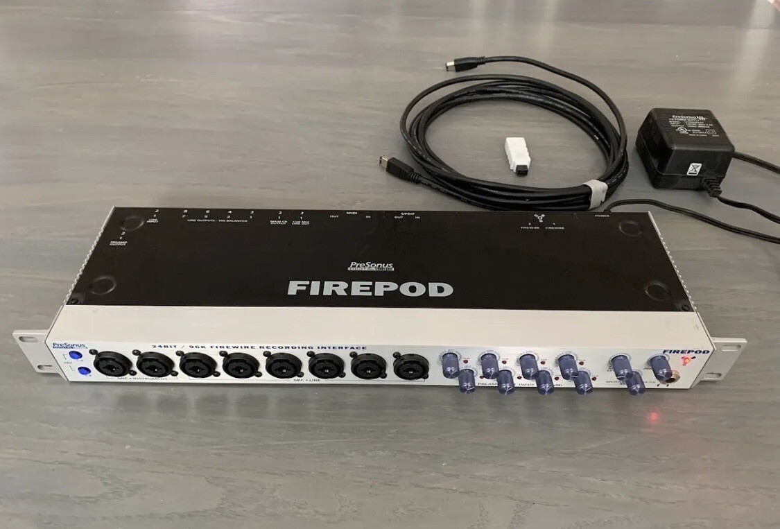 PreSonus Digital Audio Firepod 24 bit / 96K FireWire Recording ...