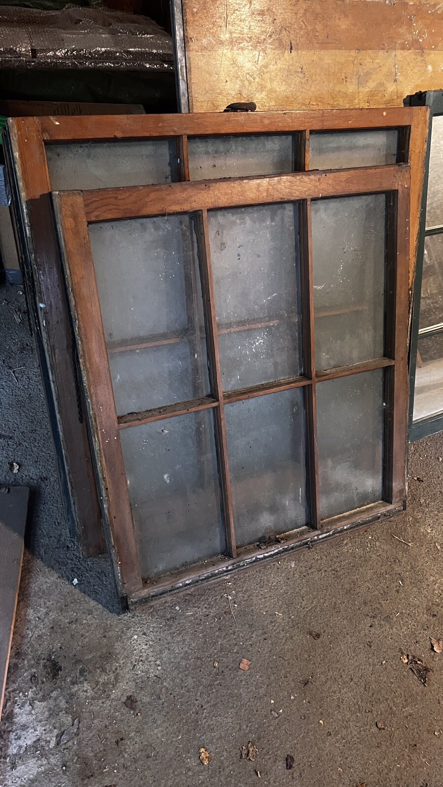 ~20 Antique Window Sash With Original 1923 Glass From NYC Apt. My Apt ...