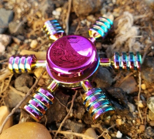 Piston Oil Slick Rainbow Fidget Spinner Toy Boys Girls Kids Adults ADHD ...