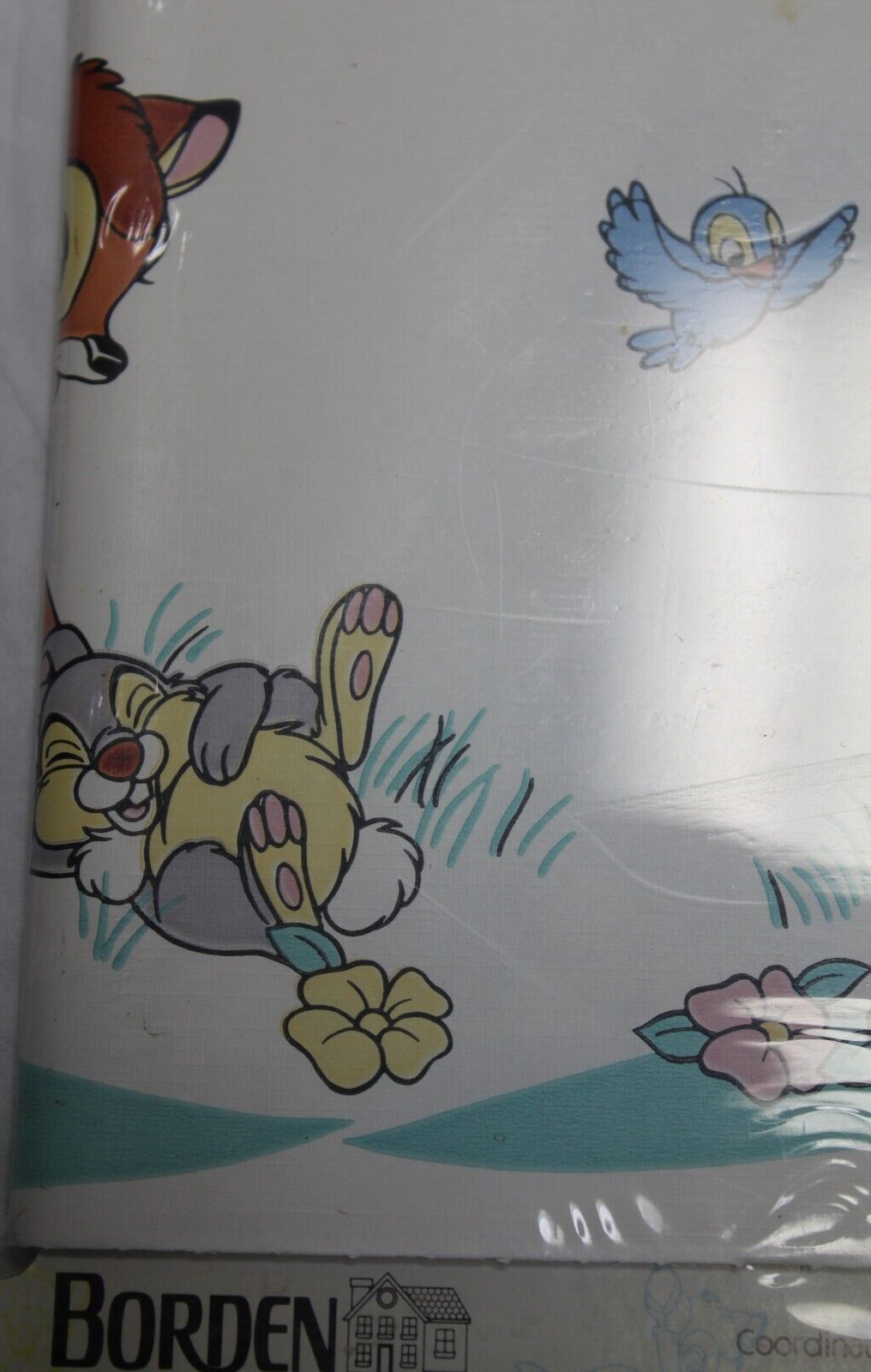 Disney Babies Bambi Decorative Nursery Wall Border Pre-Pasted Thumper ...