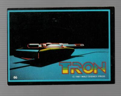 1982 Donruss Tron Movie Tank, side view #66 Excellent | eBay