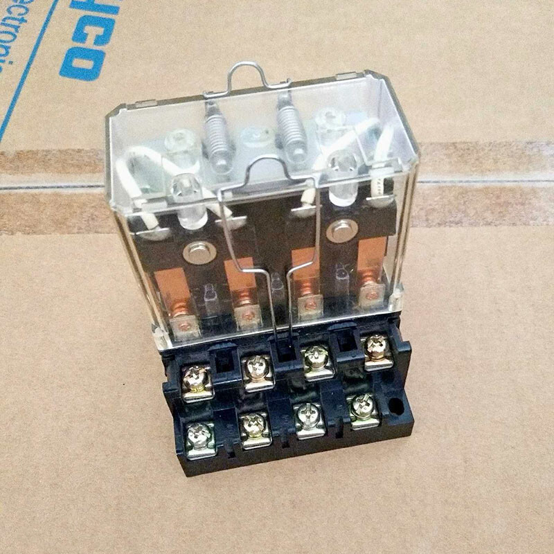 5PCS PANASONIC HG4-AC100V Power Relay 20A 250VAC with AP6B42 Socket | eBay