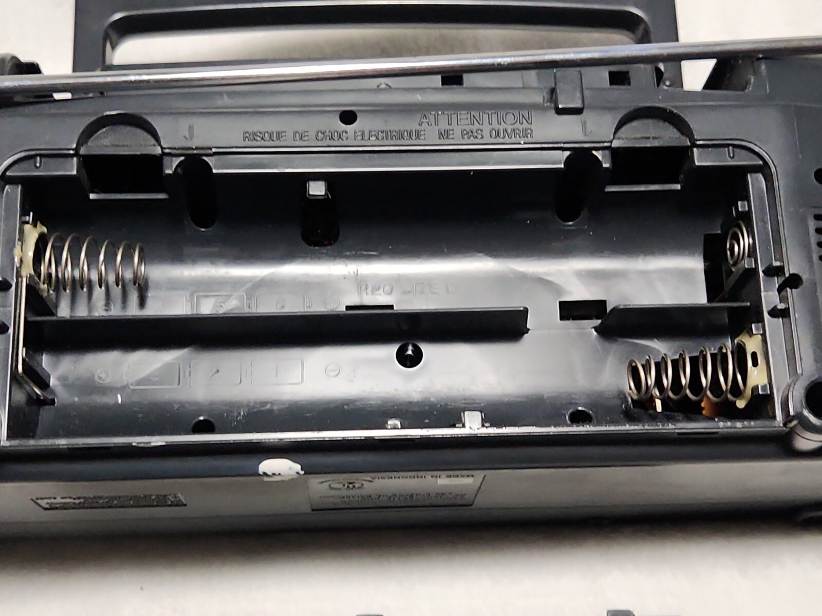 VINTAGE SONY CFS-200 AM/FM STEREO BOOMBOX RADIO CASSETTE PLAYER FOR ...