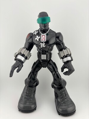 Cool GI Joe Tough Troopers Snake Eyes Electronic 11" Action Figure ...