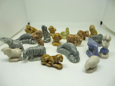 Lot of 19 Wade England Whimsies Red Rose Tea Porcelain Animals ...