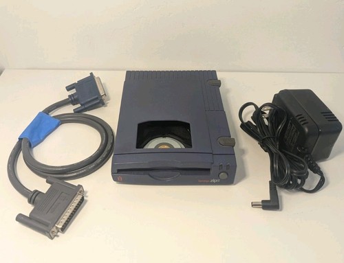 Vintage 1999 Iomega Zip 100 External 100MB PC Parallel Port Drive ...