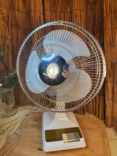Vintage Kuo Horng Oscillating Fan Working Blades 12” Est 1983 3 Speed ...