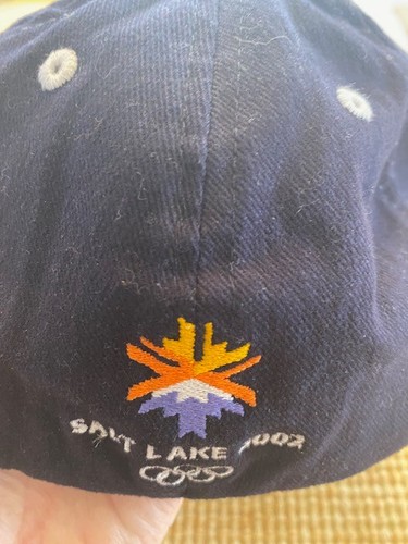 Vtg Salt Lake 2002 Olympics Blue Hat Cap Mens Unifit Marker Official | eBay