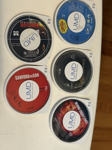 Lot Of 5 PSP Movies , Disc Only | eBay