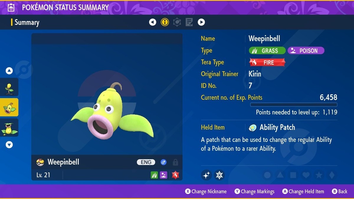 Weepinbell Shiny BETTER THAN YOU THINK! *NEW* BELLSPROUT COMMUNITY DAY