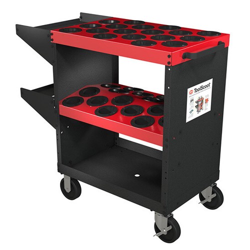 HUOT 13950 CNC TOOLSCOOT TOOL CART FOR ALL 50 TAPER TOOL HOLDERS CAT50 ...