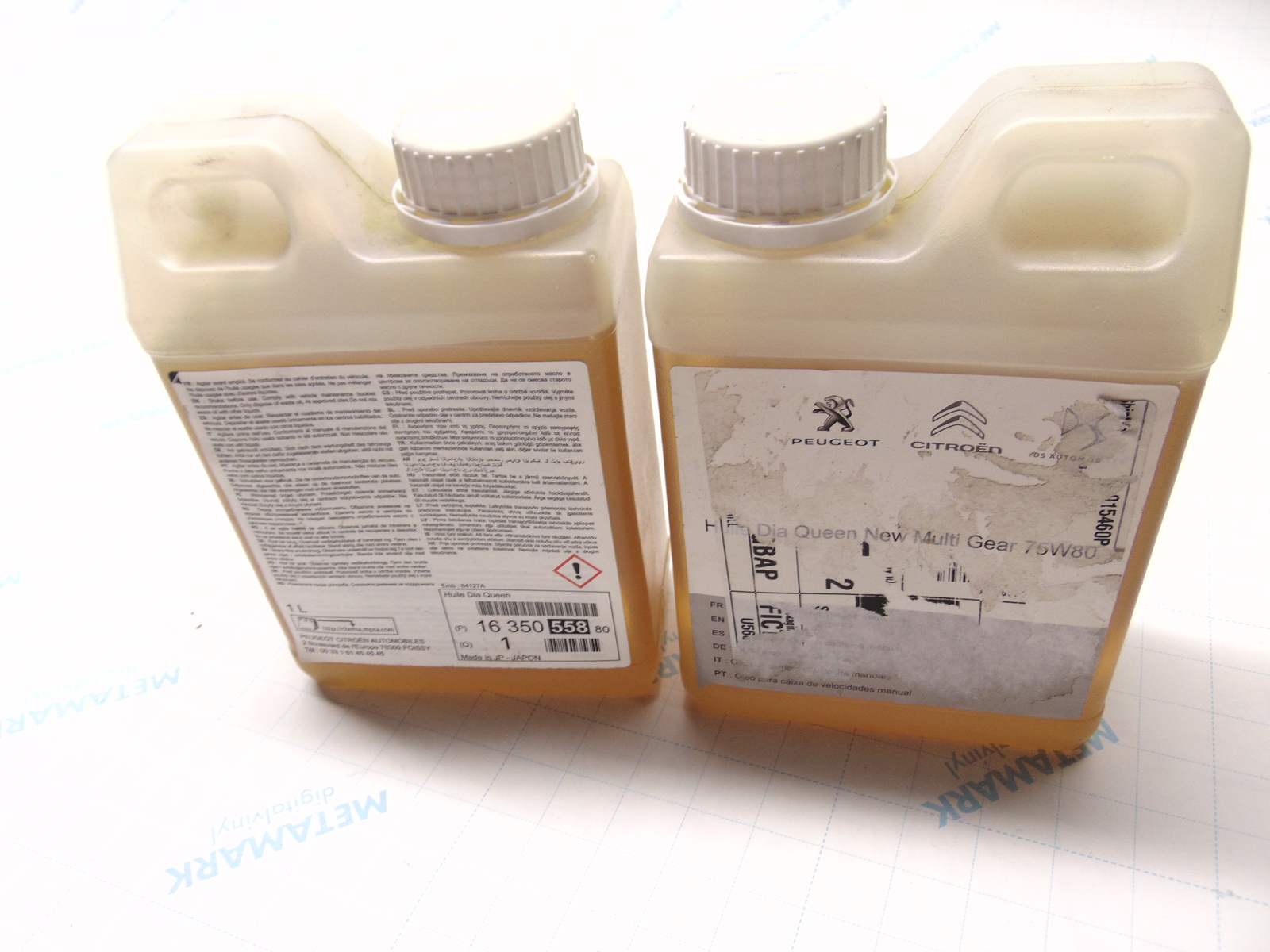 New Genuine Peugeot Citroen Manual Gearbox Transmission Oil Fluid 75W80 ...
