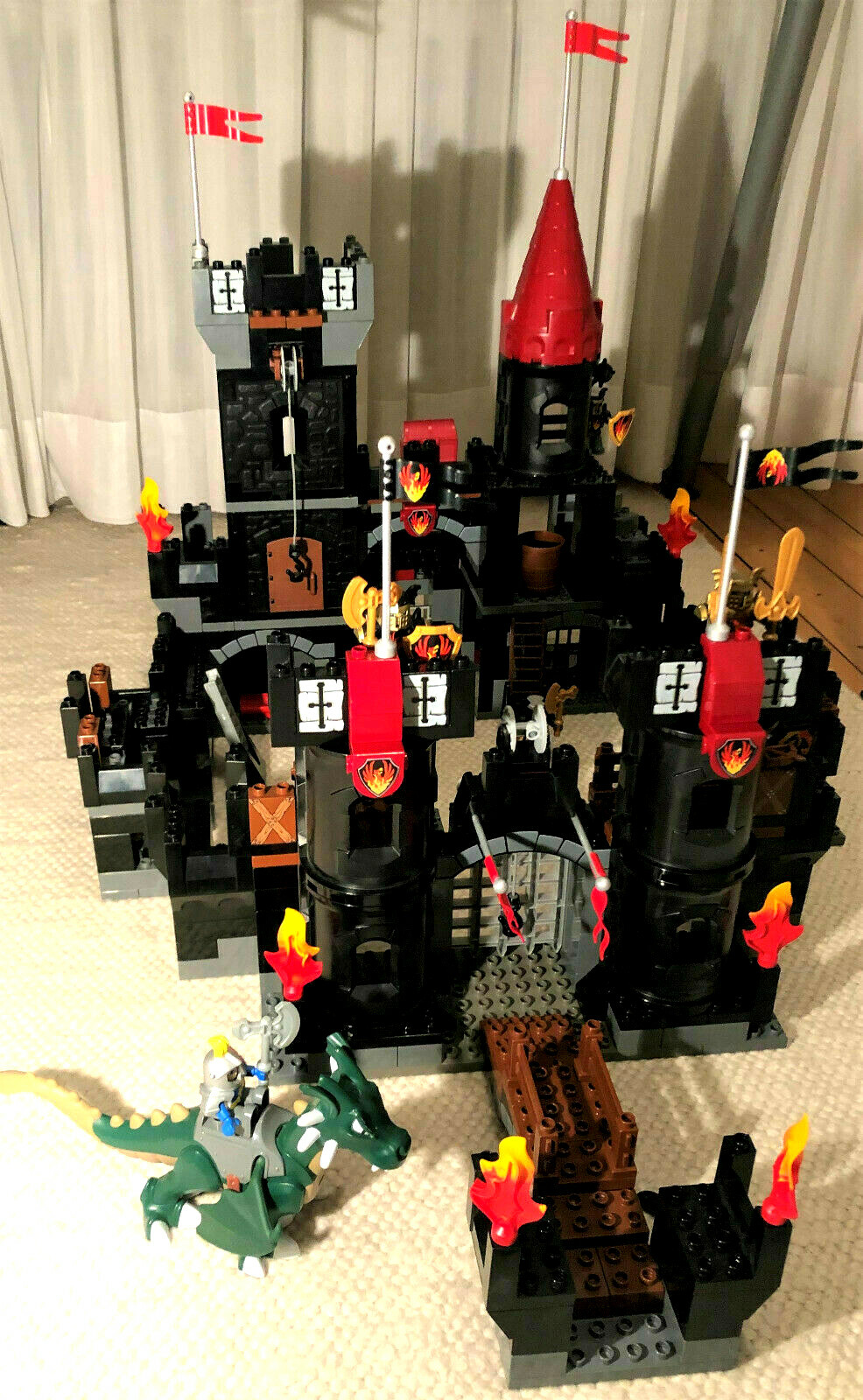 Lego Duplo Ritterburg 4785 Burg Black Castle Festung Schloss Turm ...