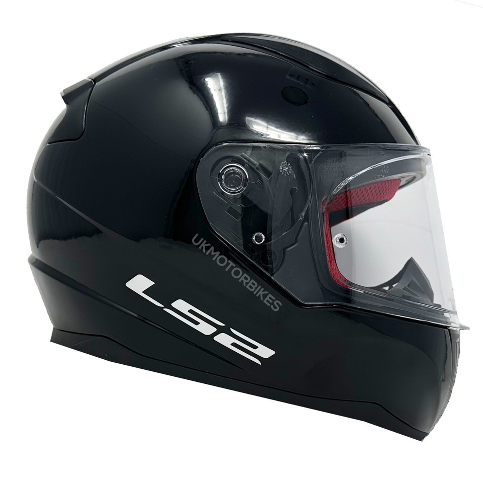 LS2 FF353 RAPID FULL FACE MOTORCYCLE HELMET GLOSS BLACK + PURPLE ...