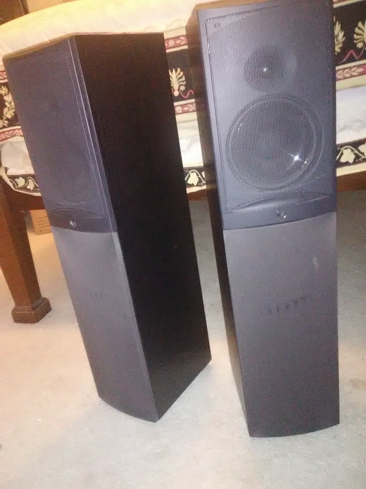 Infinity Reference 2000.4 Black Tower Stereo Speakers!! 8 ohm 150W | eBay