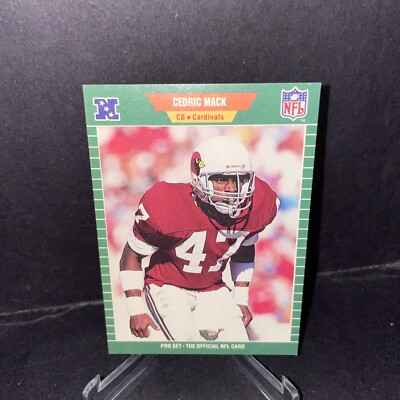 1989 Pro Set #332 CEDRIC MACK Phoenix Cardinals | eBay