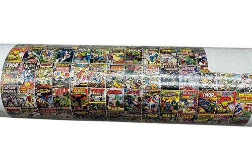 Marvel comic mural 7 PANELS 6'X10.5' wall decor RMK1140M peel stick ...