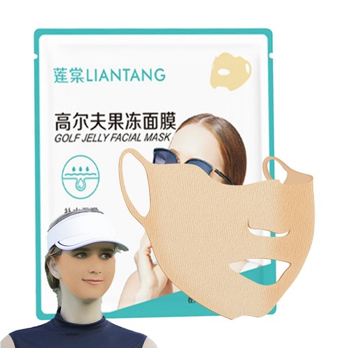 Golf Face Cover UV Protection Cooling Jelly Patches Moisturizing ...