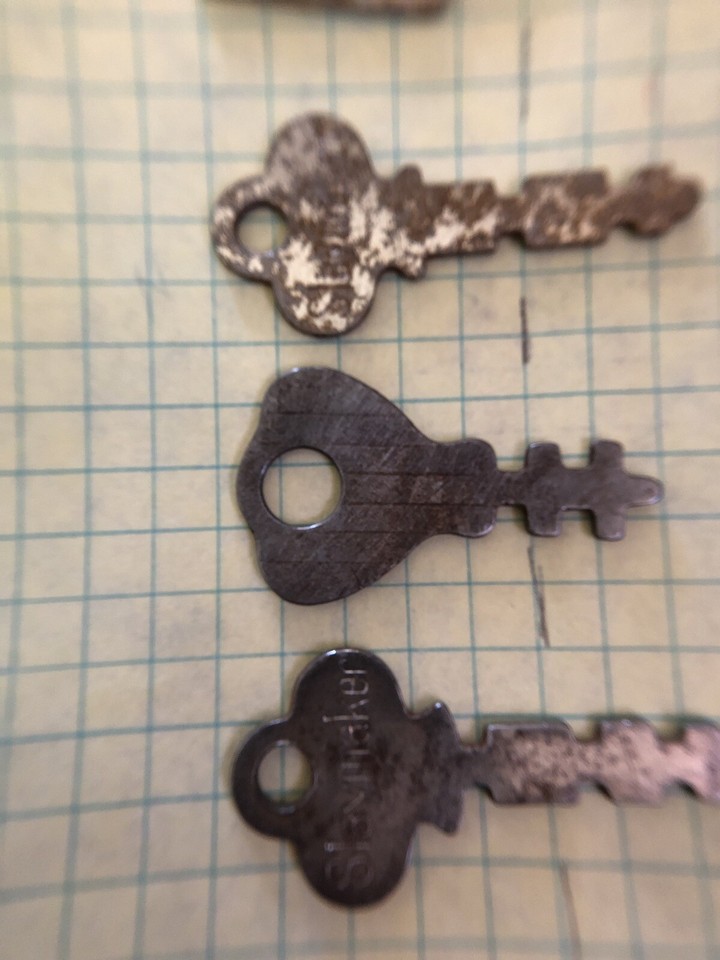 Skeleton Keys Corbin Eagle Yale Neilson Steel Mixed Lot Vintage Flat ...