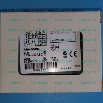 New Allen-Bradley 1734-232ASC Series C Point IO RS232 ASCII Serial ...