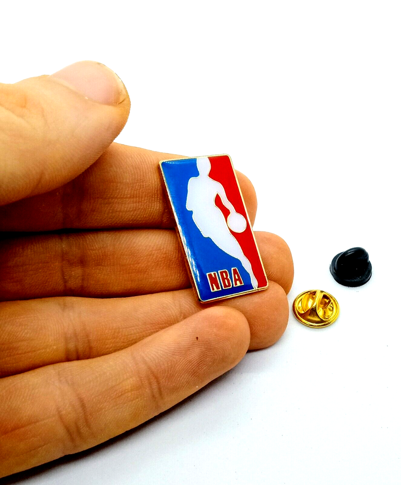LOGOMAN PIN Basketball NBA Logo Gift Enamel Hat Backpack Lapel Brooch ...