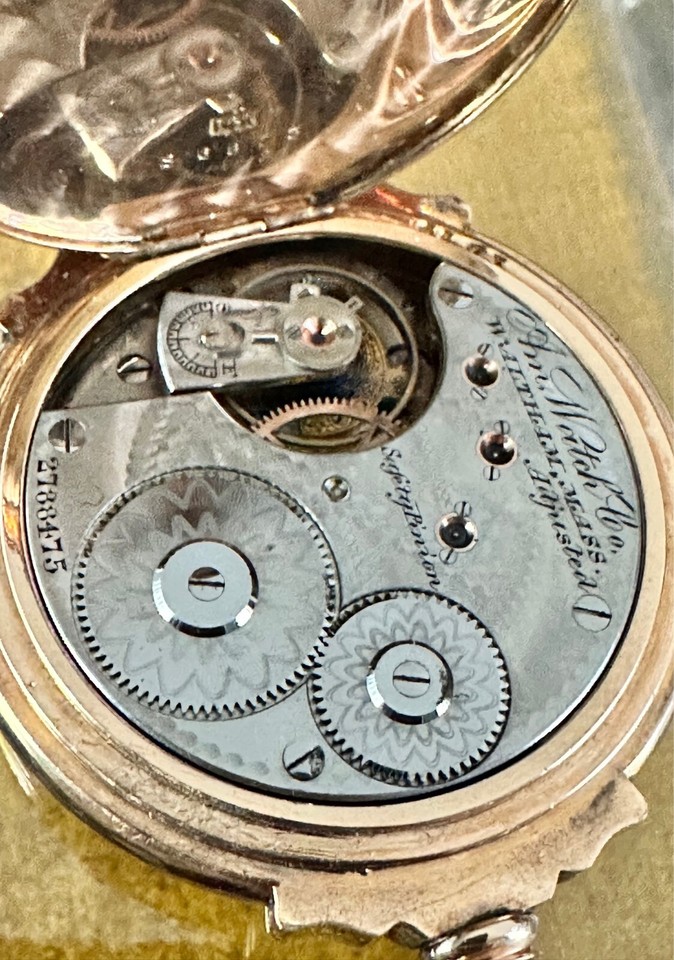 American Waltham Watch Co. 1872 MODEL 14k GOLD BOX HINGED 1885 | eBay