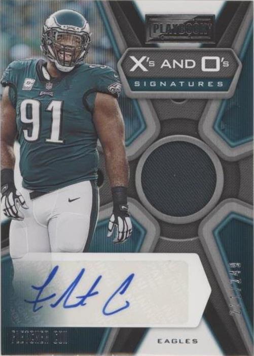 2019 Panini Playbook - X's and O's Signatures Fletcher Cox #XO-FC /249 ...