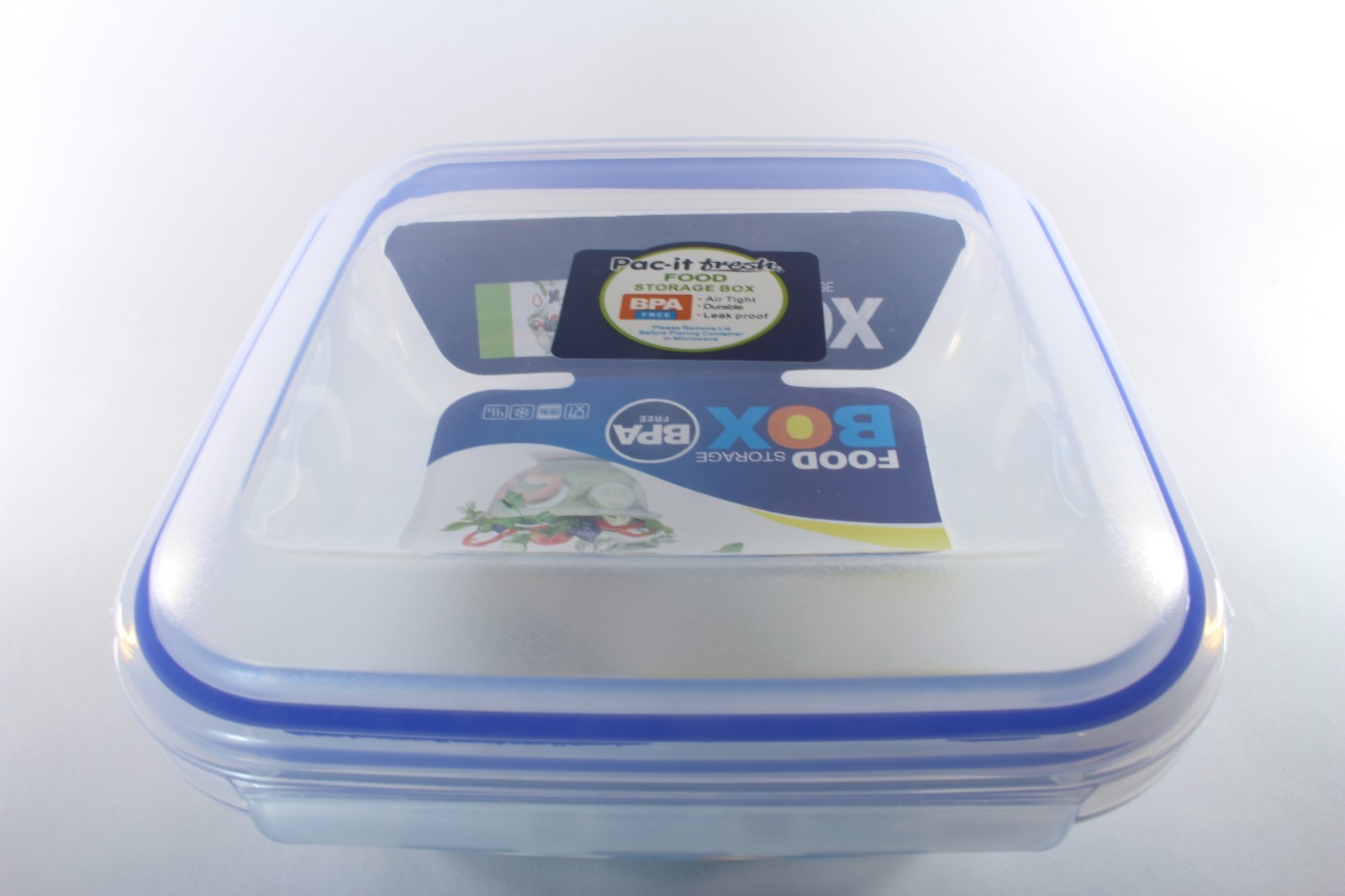 Pac-it Fresh Food Storage Container Box Leak Proof, BPA Free - 22 oz ...