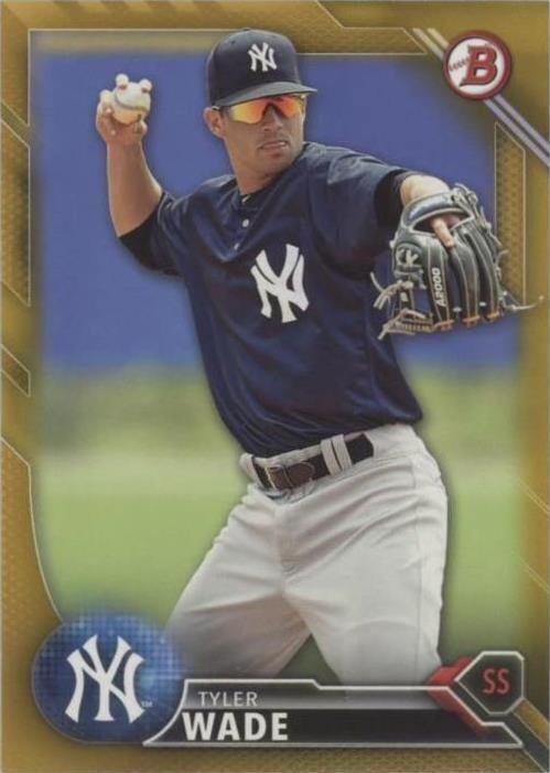 2016 Bowman - Prospects Tyler Wade #BP106 Gold /50 (RC) for sale online ...