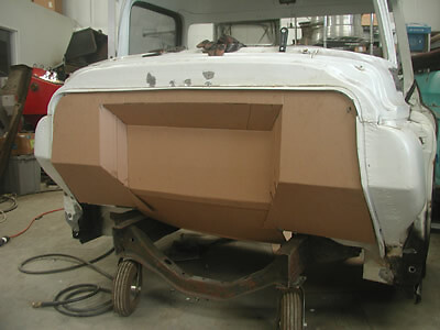 Chevrolet Chevy GMC Pickup Truck Firewall Big Block 4" Setback 1955 ...